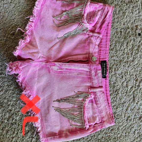 Shorts | Rhinestone Jean Shorts | Poshmark